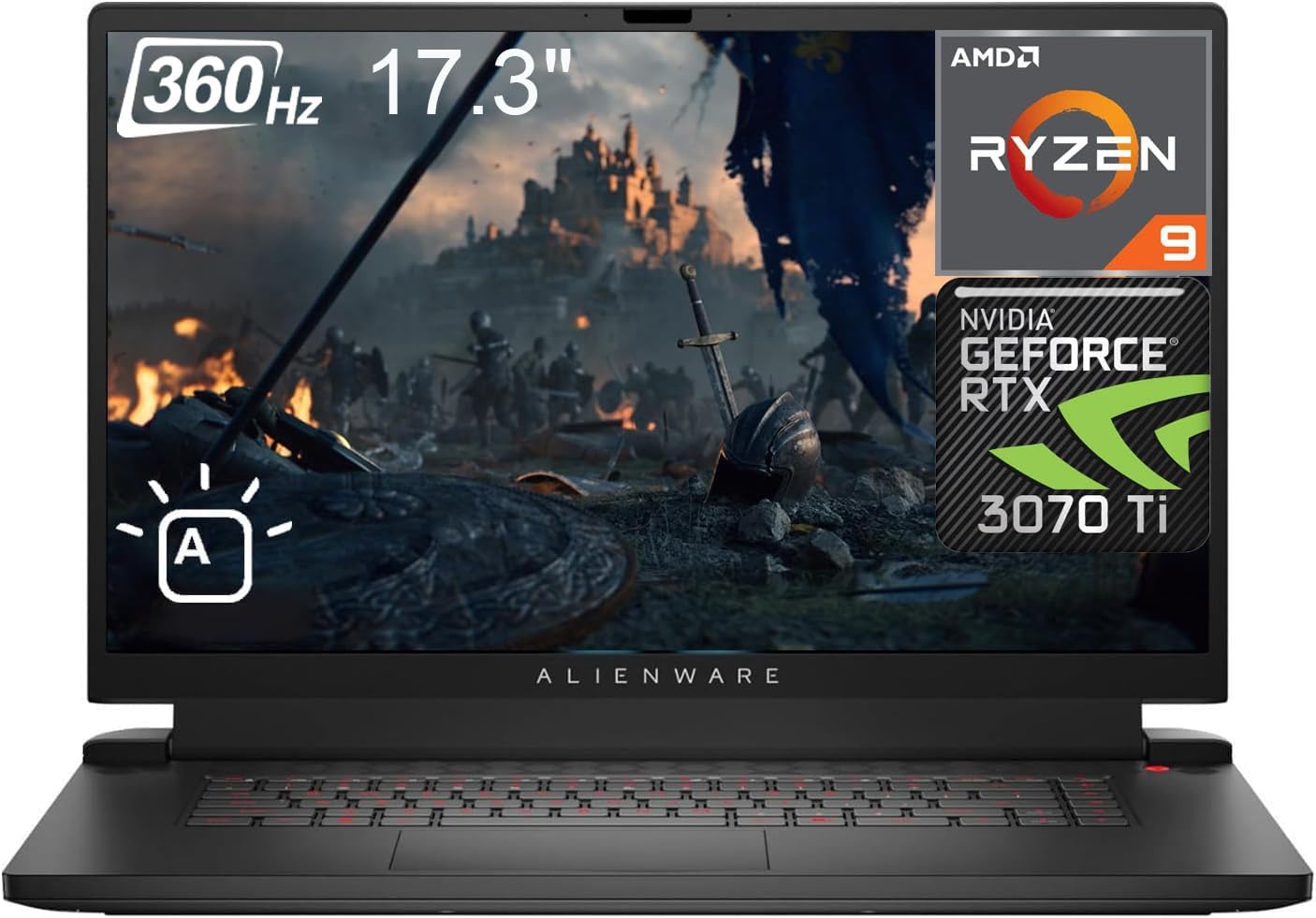 Amazon.com: Alienware m17 R5 Gaming Laptop 2023 Newest, 17.3" FHD 360Hz ...