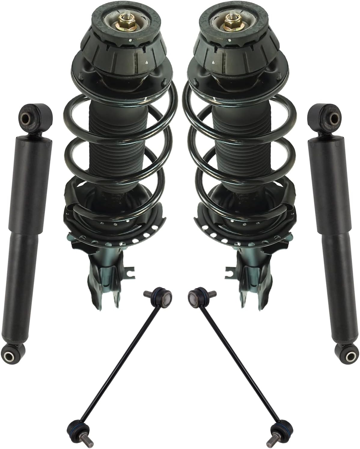 Amazon.com: TRQ Front and Rear Suspension Kit Complete Strut & Coil ...