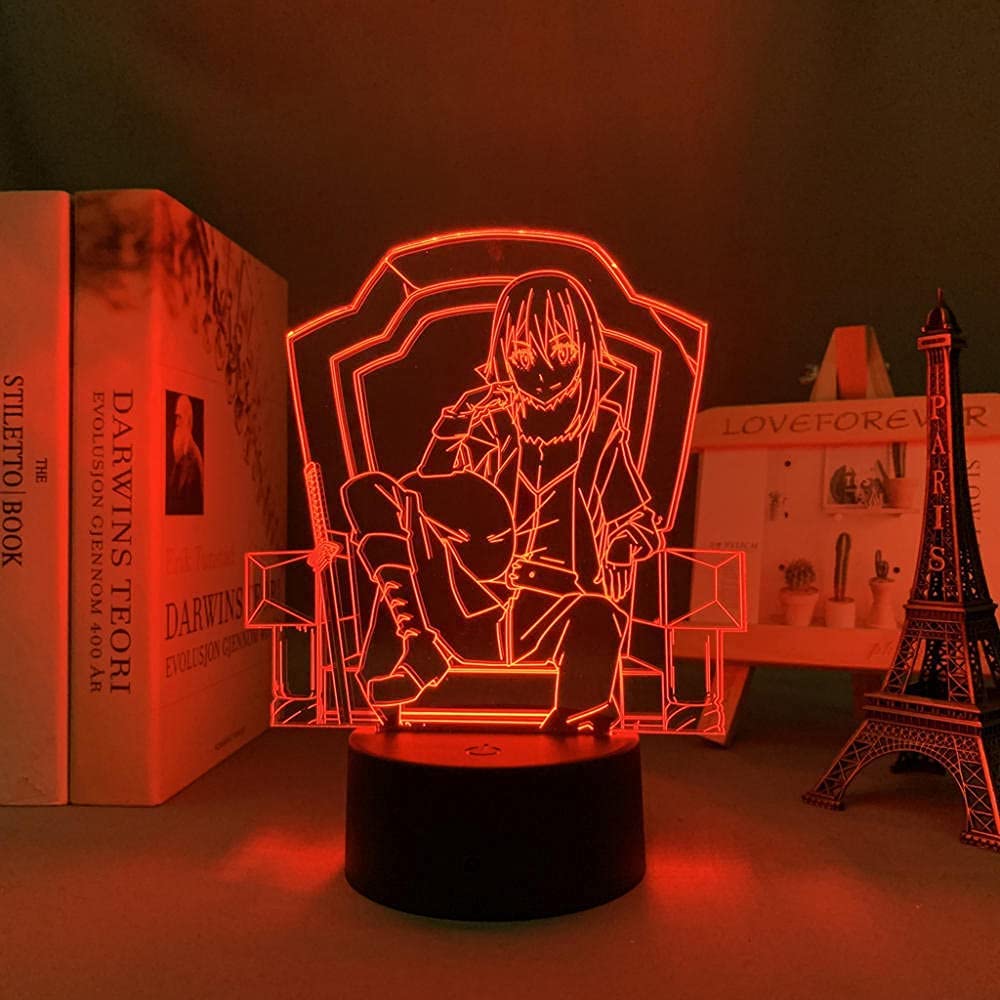 Buy Girls Night Light for Boys Anime Figure Lighting Lamp Manga Slime ...