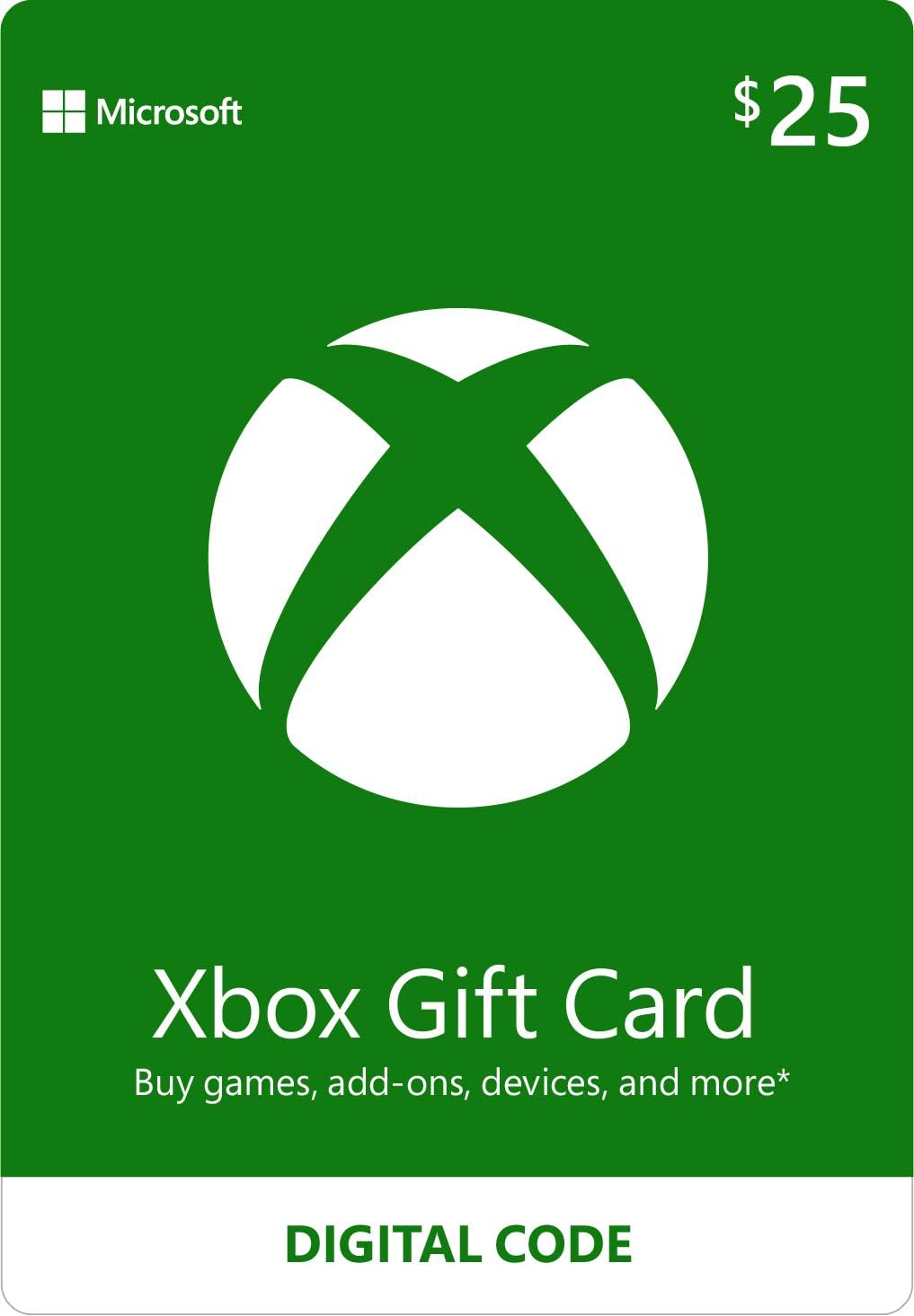 $25 Xbox Gift Card - [Digital Code] : Amazon.ca: Everything Else