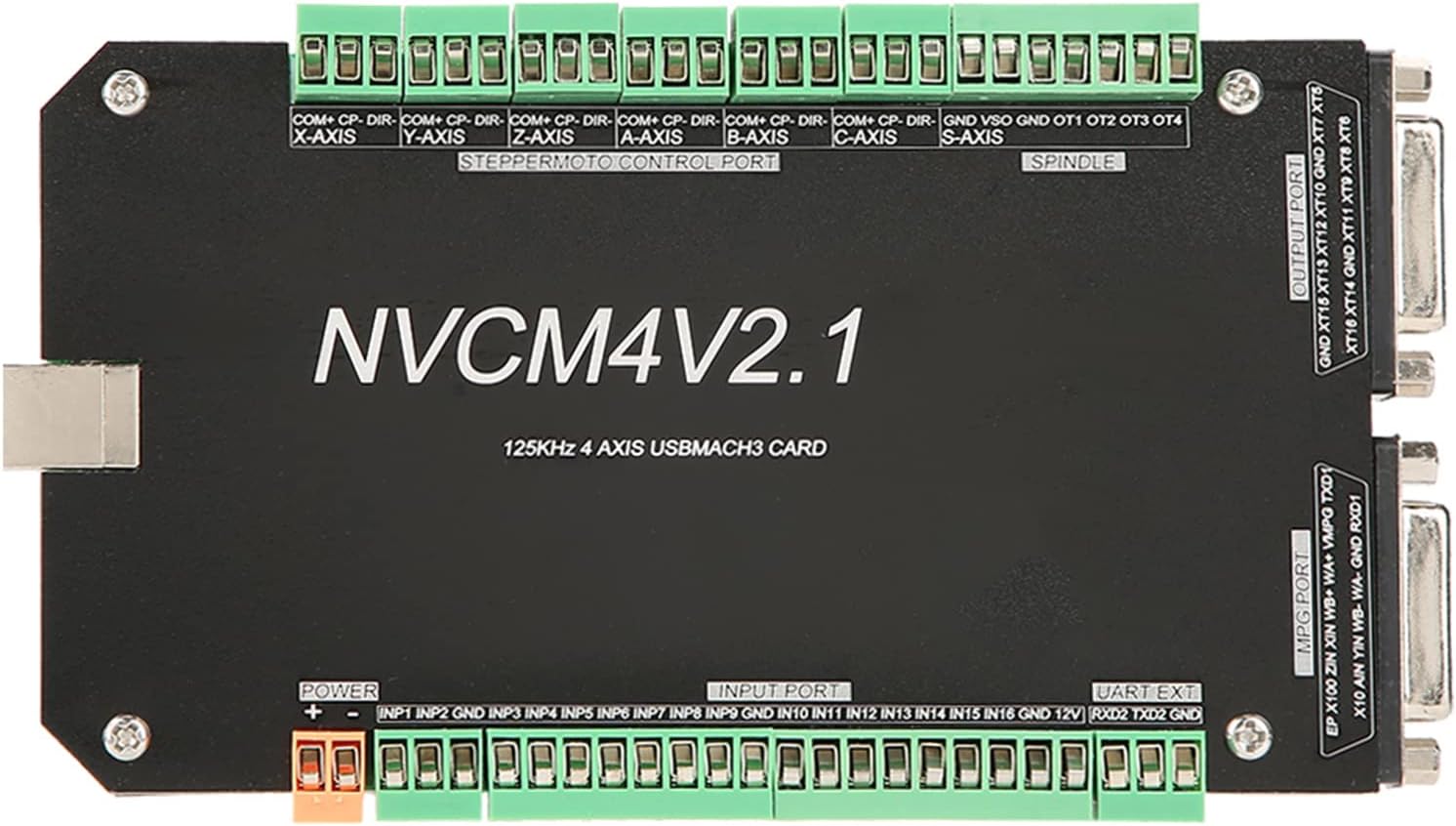 CNCTOPBAOS 4 Axis USB Mach3 Controller Board,Blue 4-axis Linkage MACH3 Motion Control Card,CNC ...