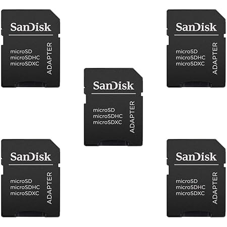 Amazon.com: SanDisk MicroSD to SD Memory Card Adapter , Black : Electronics