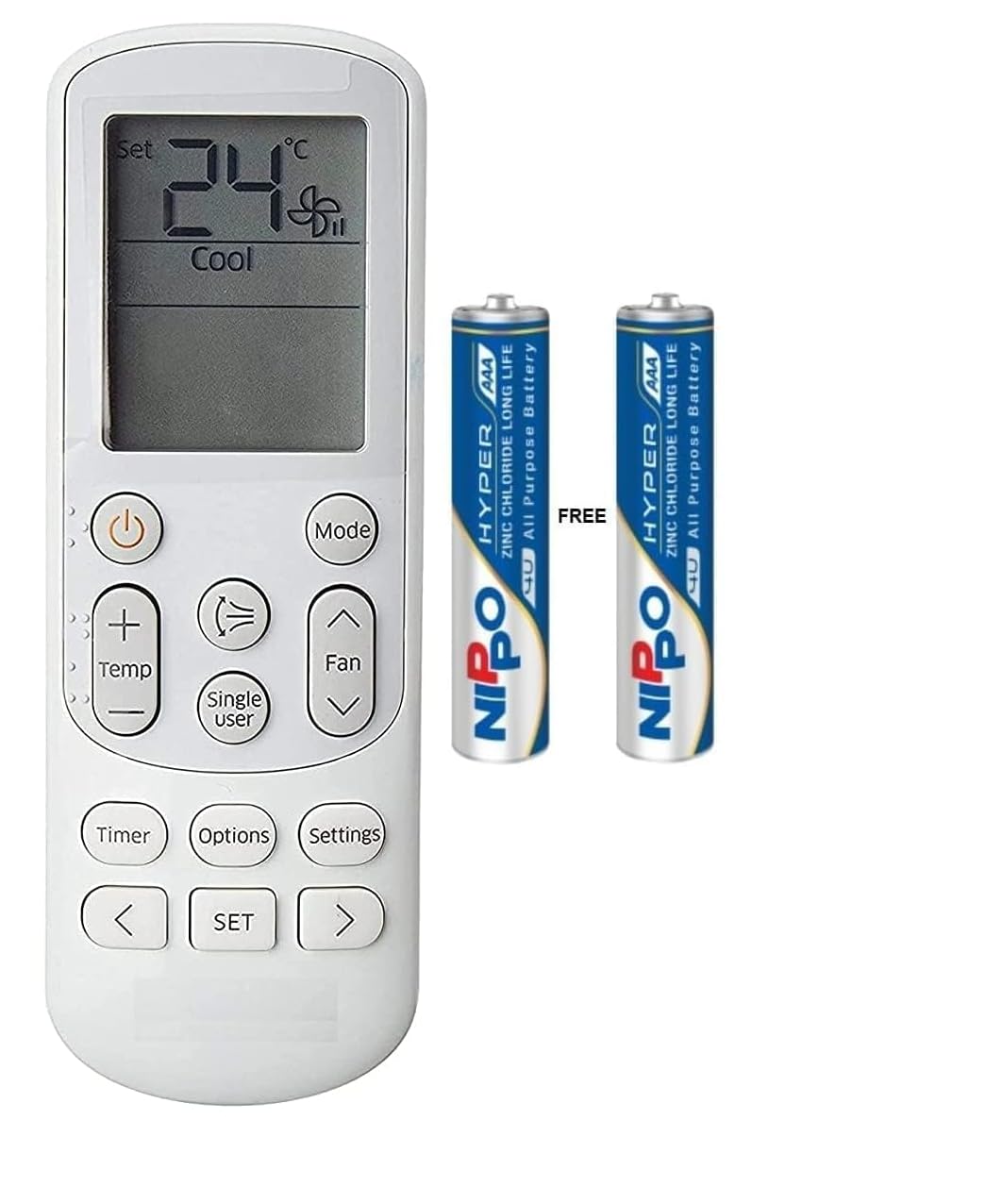 Original AC Remote Compatible for Samsung Split Inverter AC Remote ...
