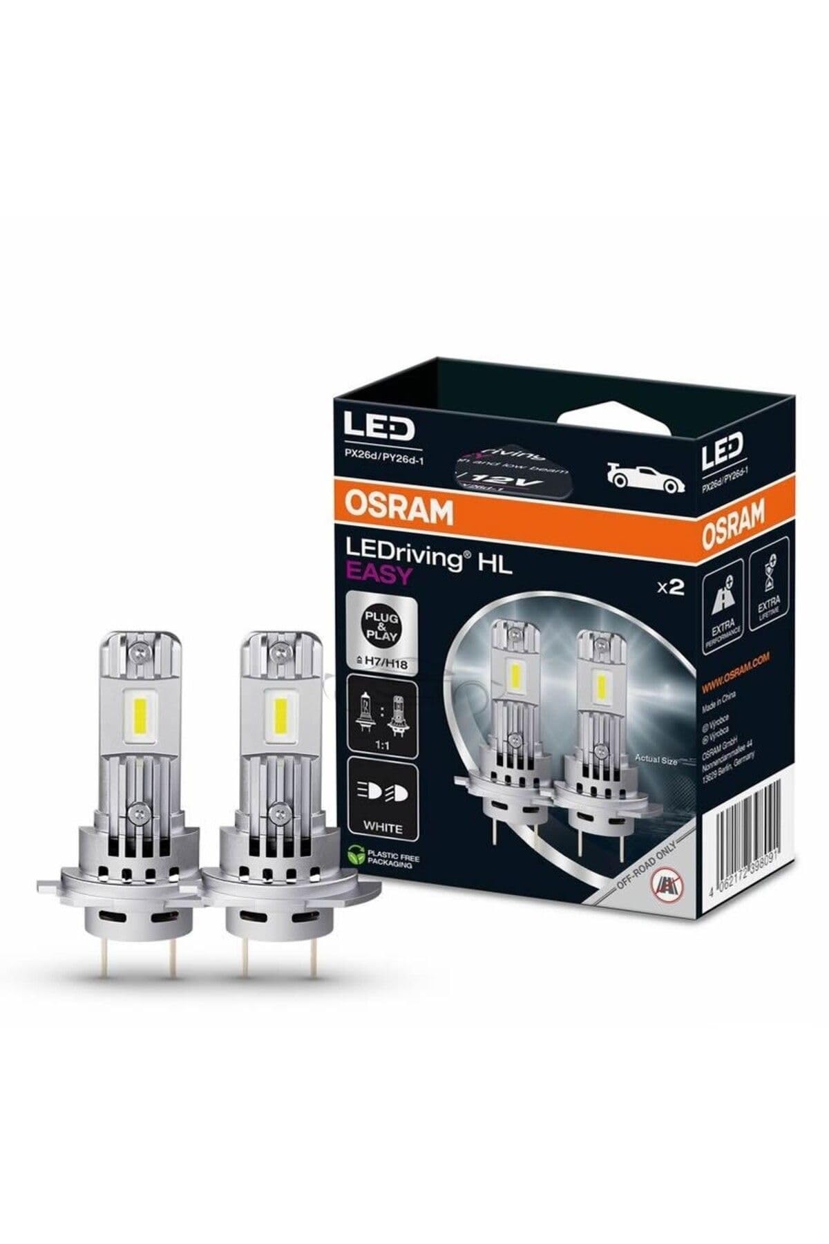 OSRAM LEDriving HL EASY ≜ H7/H18, LED high and low beam lamp, Cool ...