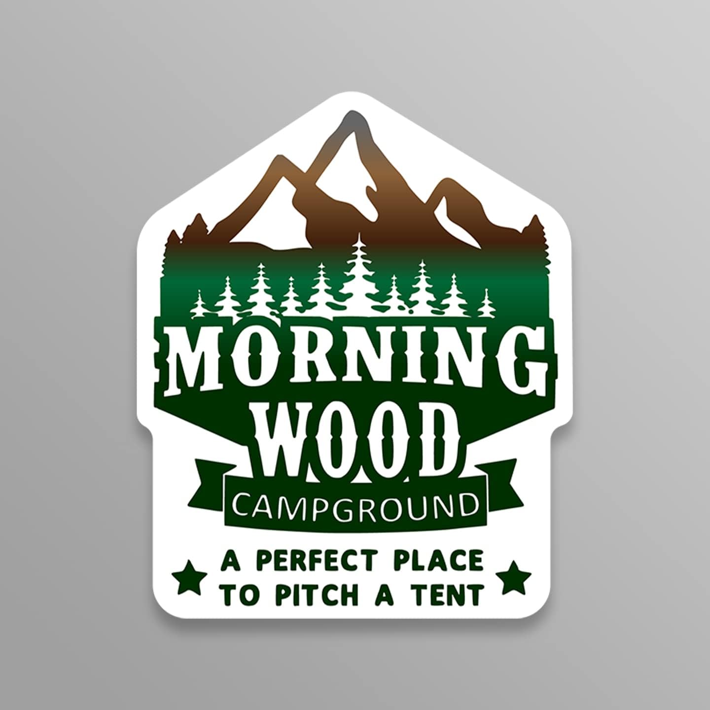 Amazon.com - Morning Wood Campground Vinyl Decal Sticker For Cars ...