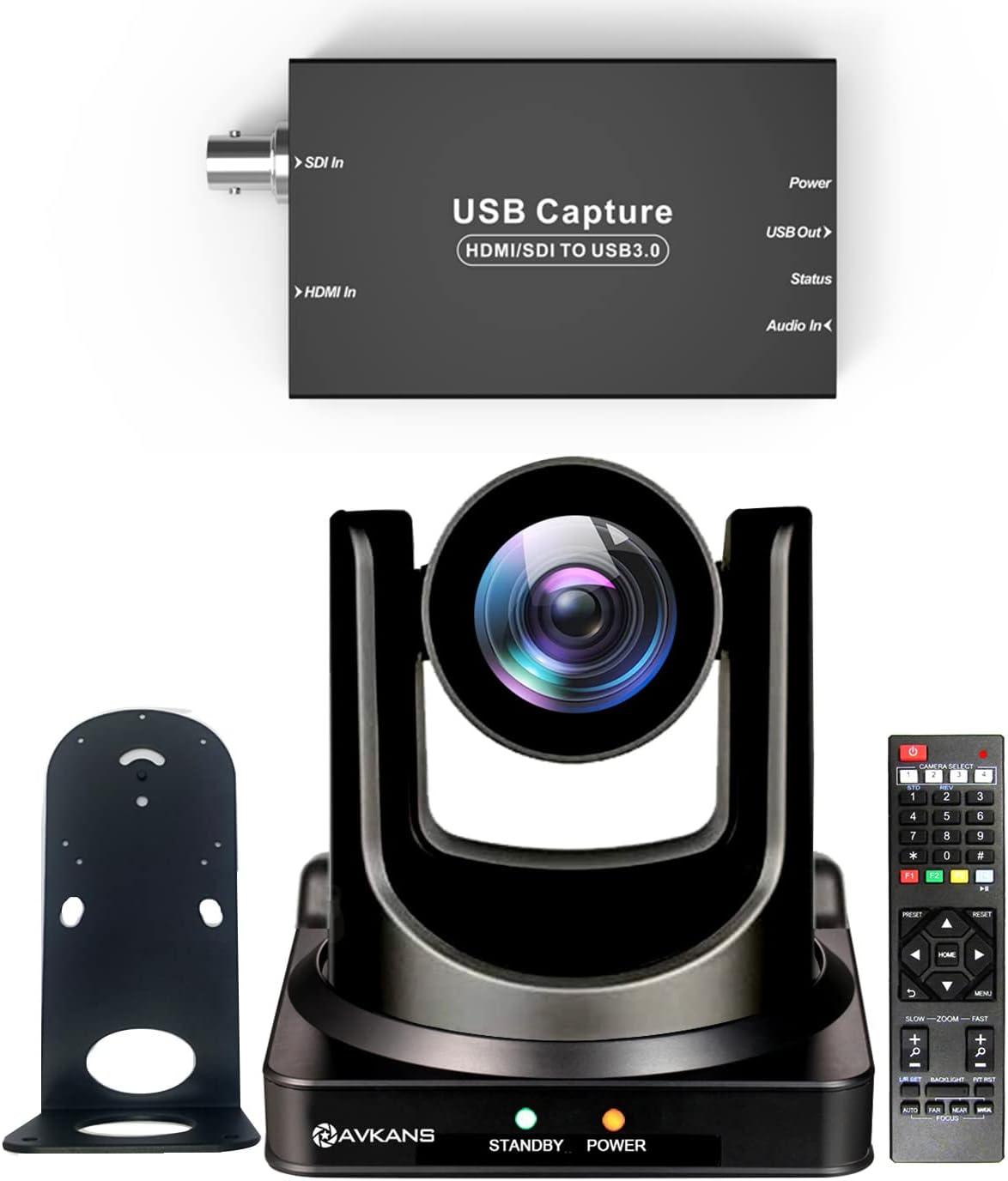 Amazon.com : AVKANS 20X SDI HDMI PTZ Camera with Professional HDMI SDI ...
