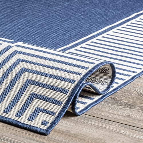 Snapklik.com : nuLOOM Asha Simple Border Indoor/Outdoor Area Rug