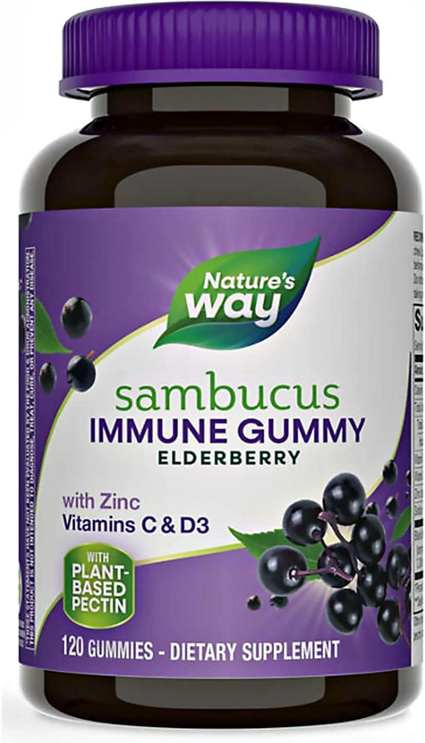 Amazon.com: Nature's Way Sambucus Elderberry with Vitamin C Lozenges ...