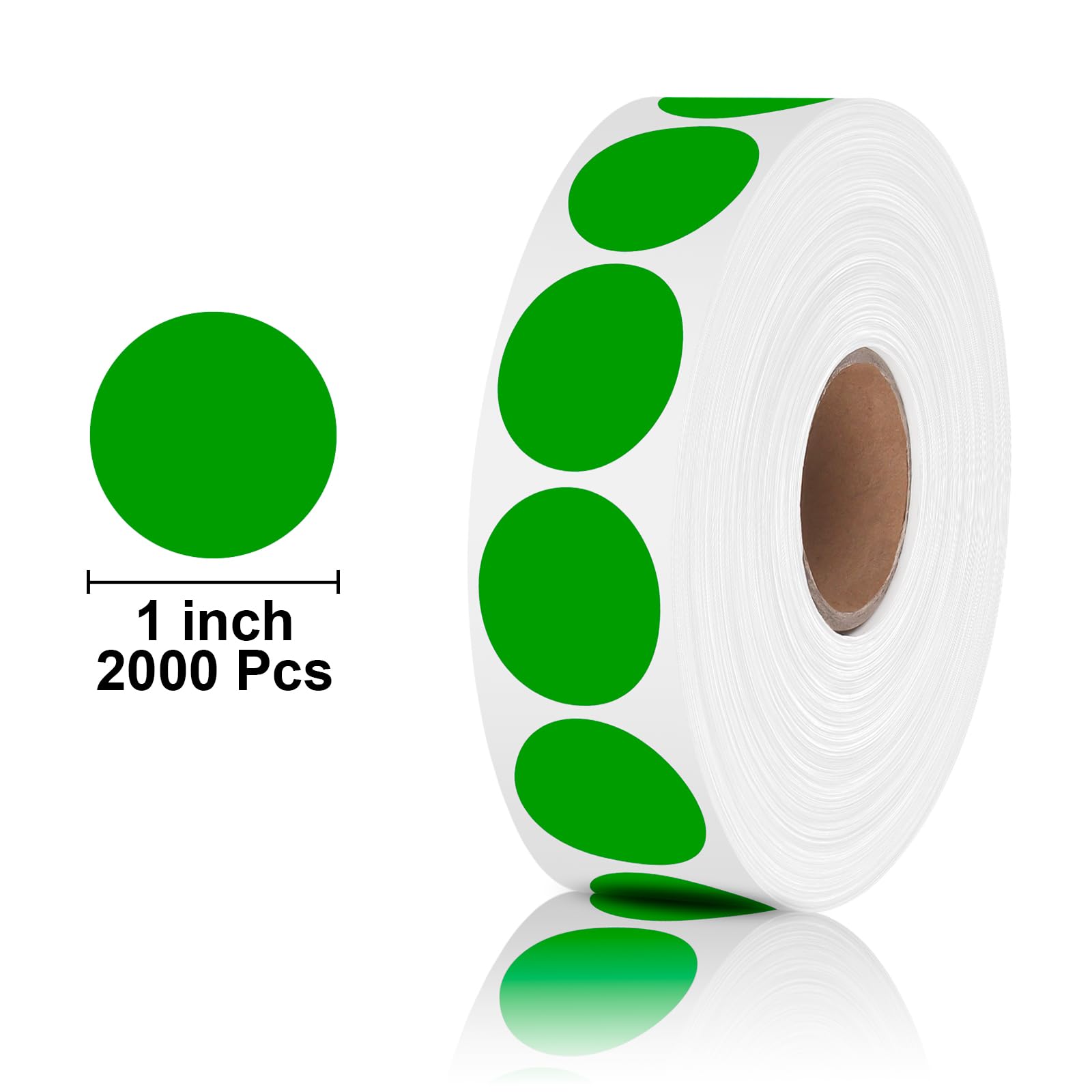 Snapklik.com : Pack Of 2000 Colored Dot Stickers Round Color Coding ...