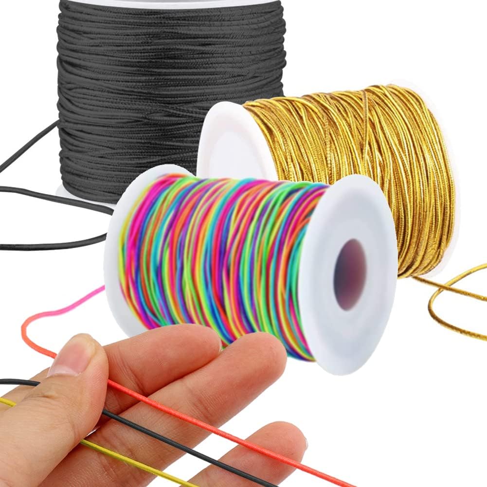 3 Colors Choice Elastic Beading Threads Crafting String,Beading Cord ...