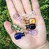 Amazon.com: Mini Glass Color Bottles - Cute Rectangle Bottles With Cork ...