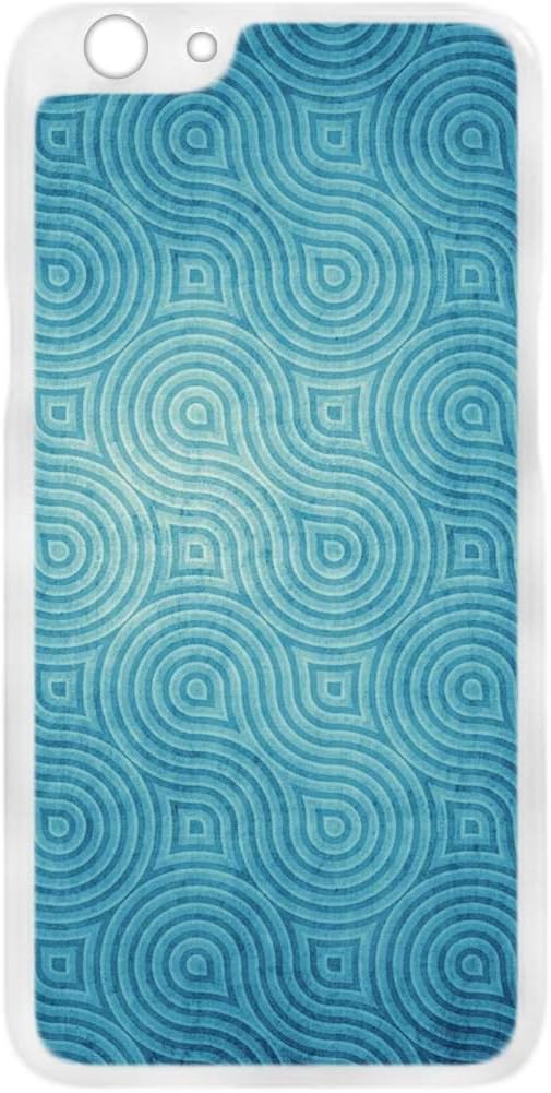 Amazon.com: Grunge Blue Waves Pattern - 2D Glossy Back Case Cover for ...