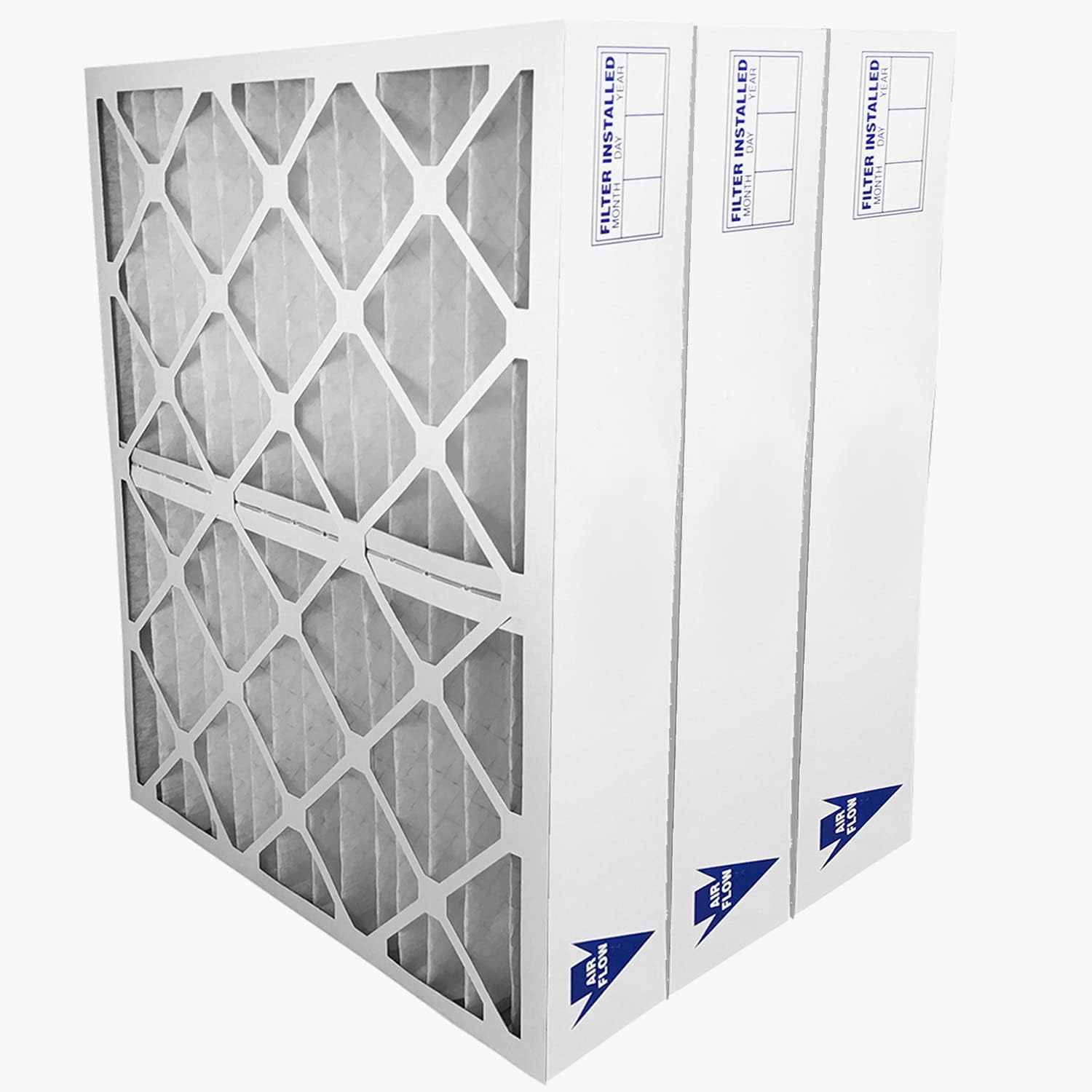 Filters Fast 16x25x4 Pleated Air Filter MERV 8, 4 AC Furnace Air ...