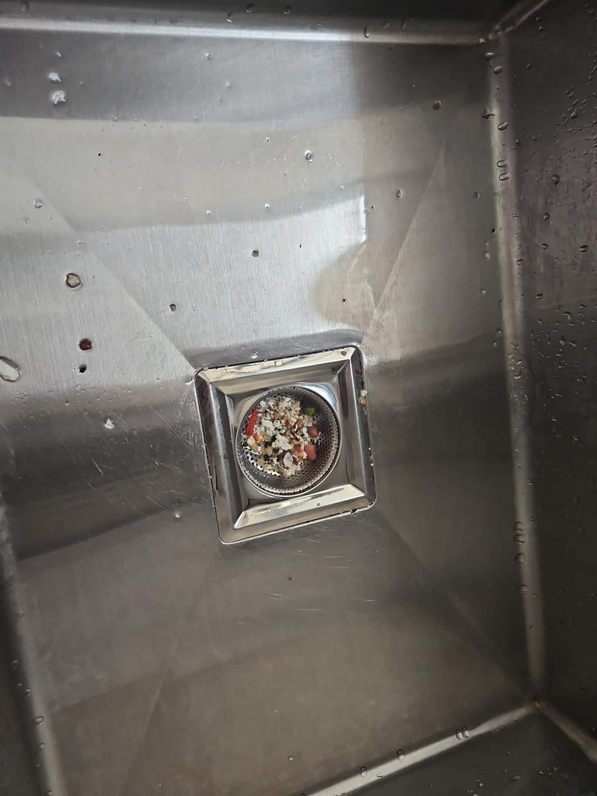 SINGH INDUSTRIES 2 Pack Stainless Steel Sink Strainer Square Shape ...