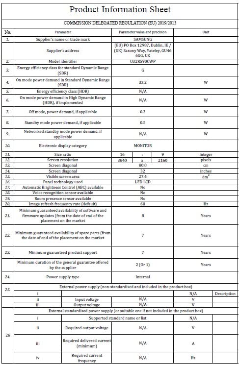 Samsung U32R590 32Inch Curved UHD 4K Monitor 3840x2160 HDMI, Dport ...