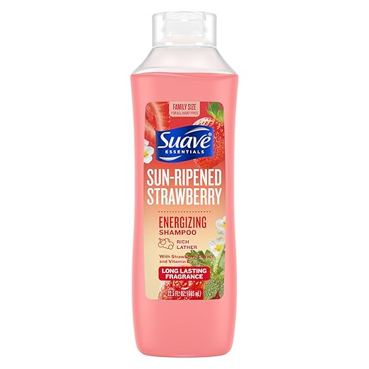 Amazon.com : Suave Shampoo, Sun-Ripened Strawberry Family-Size ...