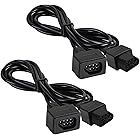 Amazon.com: eLUUGIE 4 Packs 6ft Long Replacement Extension Cable for ...