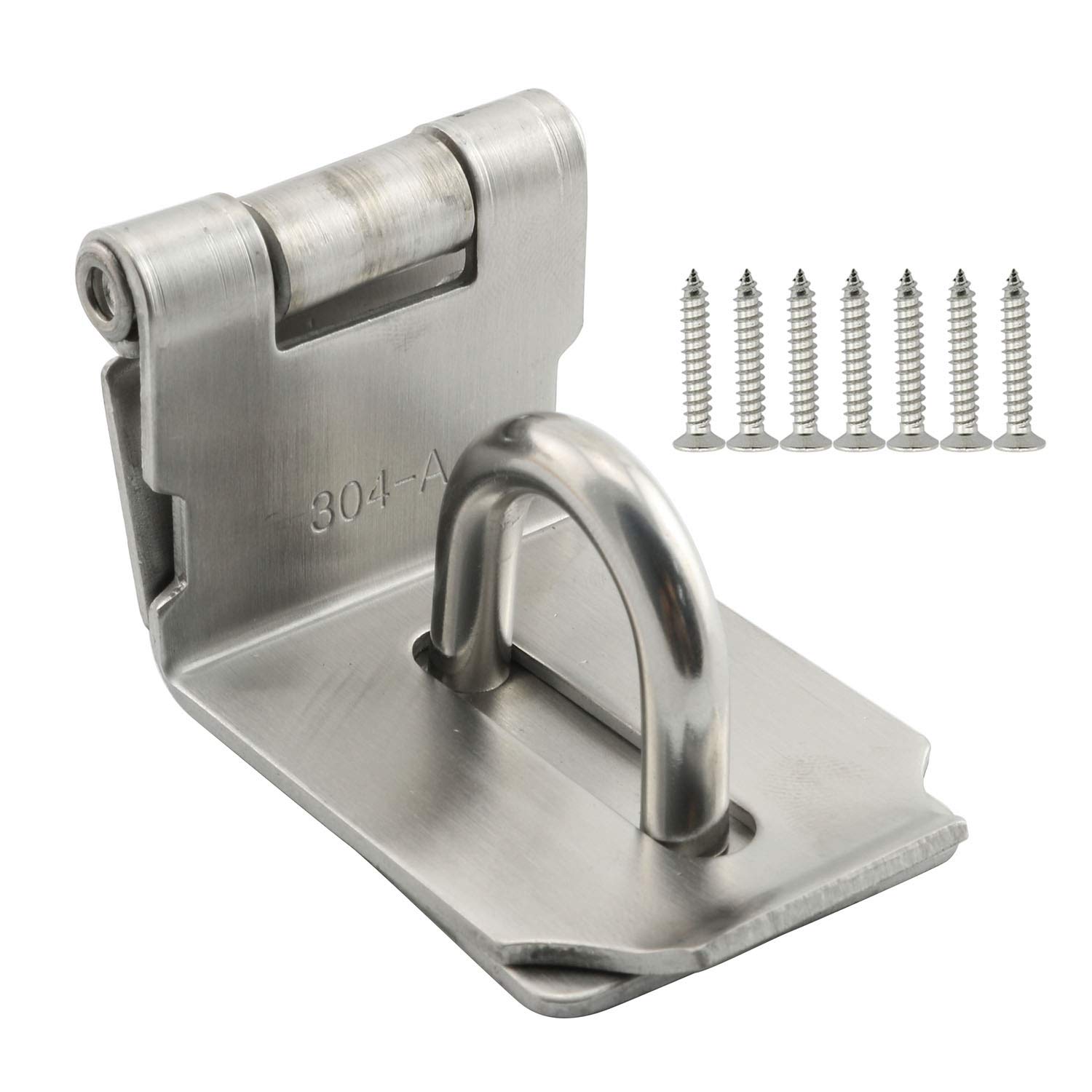 Tegg Padlock Hasp Latch 3 Inches Stainless Steel 90 Degree Safety Door ...