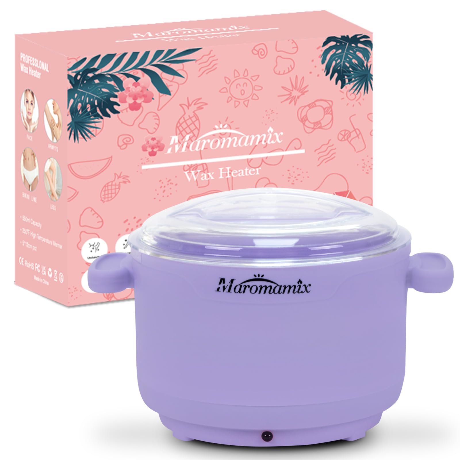 Amazon.com: Silicone Wax Warmer for Hair Removal, Compact Portable ...