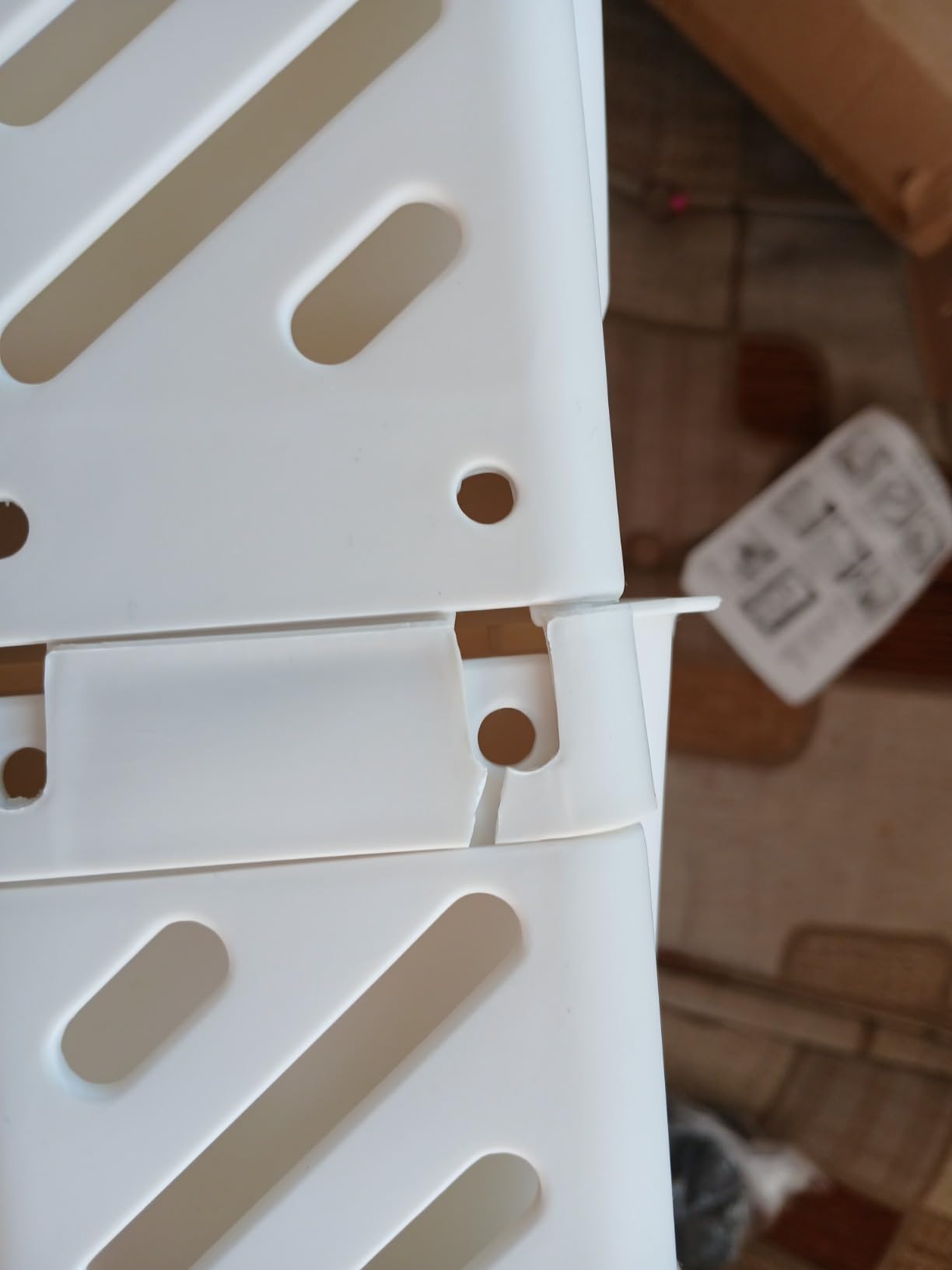 SEAFRONT Mobile Bookshelf with Wheels Plastic Multilayer Capacity Desk ...