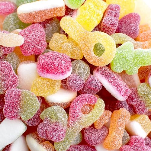 Pick and Mix Sweets - Fizzy Sour Sweet Mix - 500 Gram Bulk Bag - 500g ...