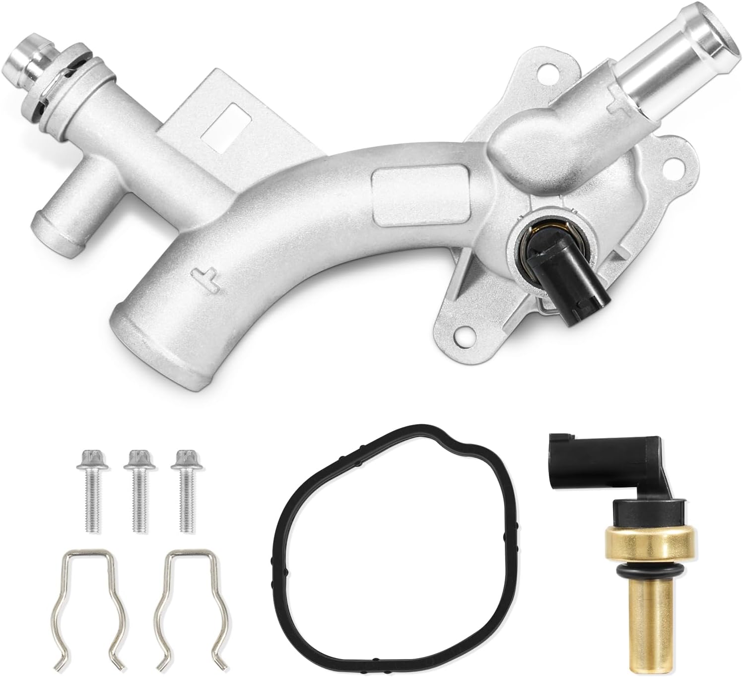 Amazon.com: A-Premium Upgraded Aluminum Coolant Housing Water Outlet ...