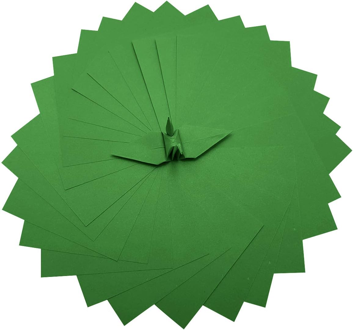 Amazon.com : Toyo Origami Paper Single Color - Green - 15cm, 100 Sheets ...