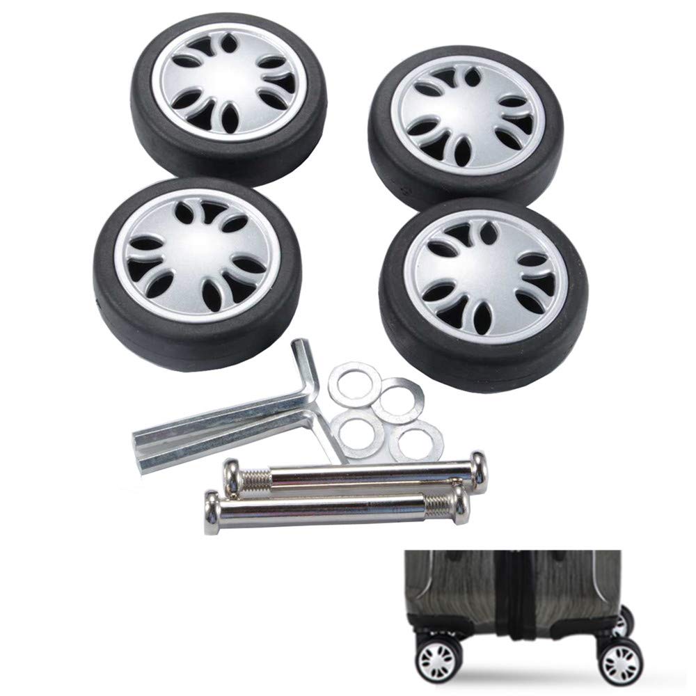 Snapklik.com : Suitcase Wheels Replacement 360 Spinner 50x15mm Kits ...