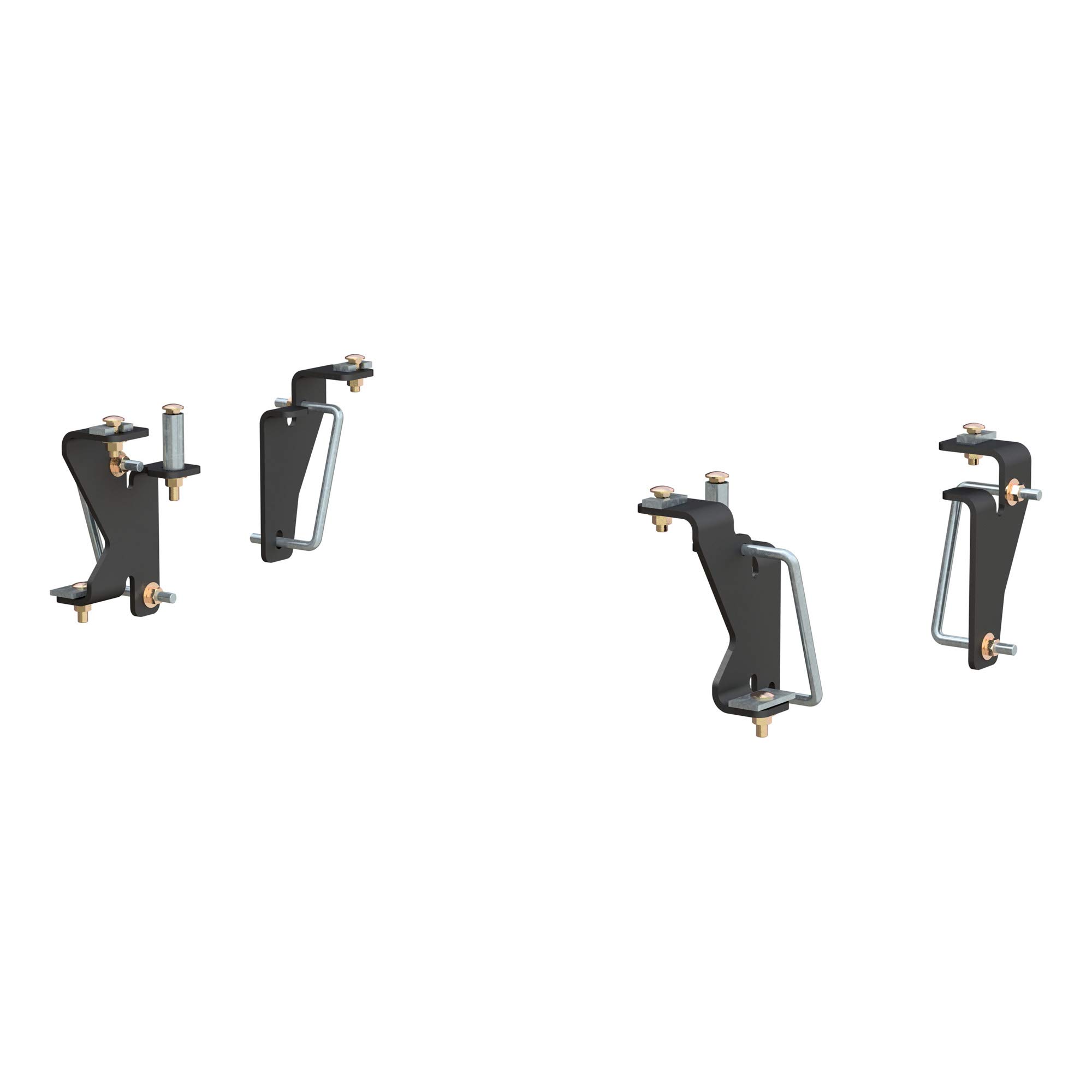 Buy CURT 16420 5th Wheel Installation Brackets, Select Dodge, Ram 1500 ...