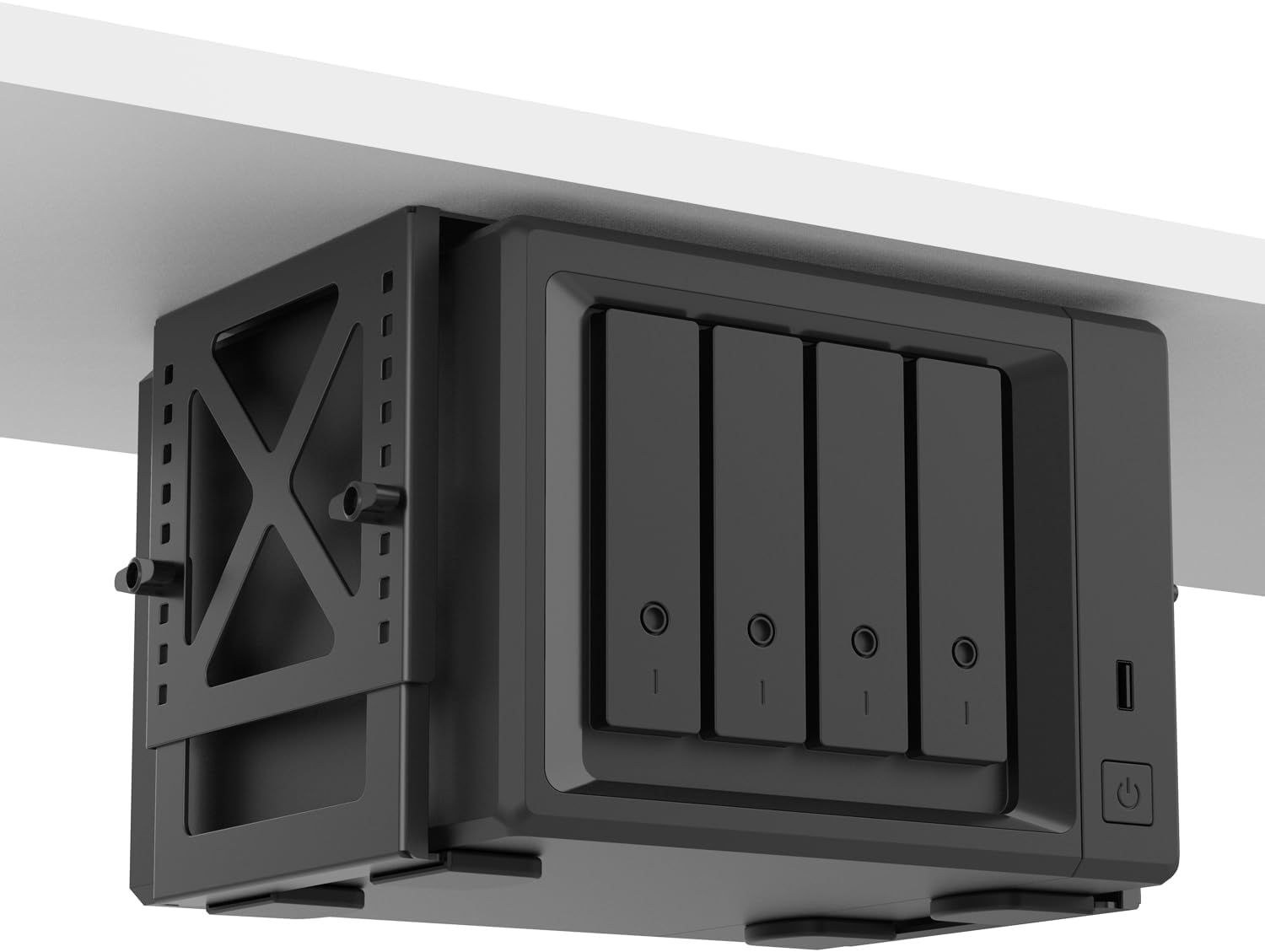 Amazon.com: Monzlteck Adjustable Under Desk PC or NAS Mount Bracket ...