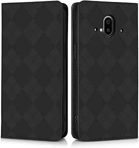 Amazon.co.jp: らくらくスマートフォン F-52B 富士通 ケース 手帳型 高級PUレザー カバー f52b f-52b 富士通用 fujitsu用 らくらくスマートフォン F ...