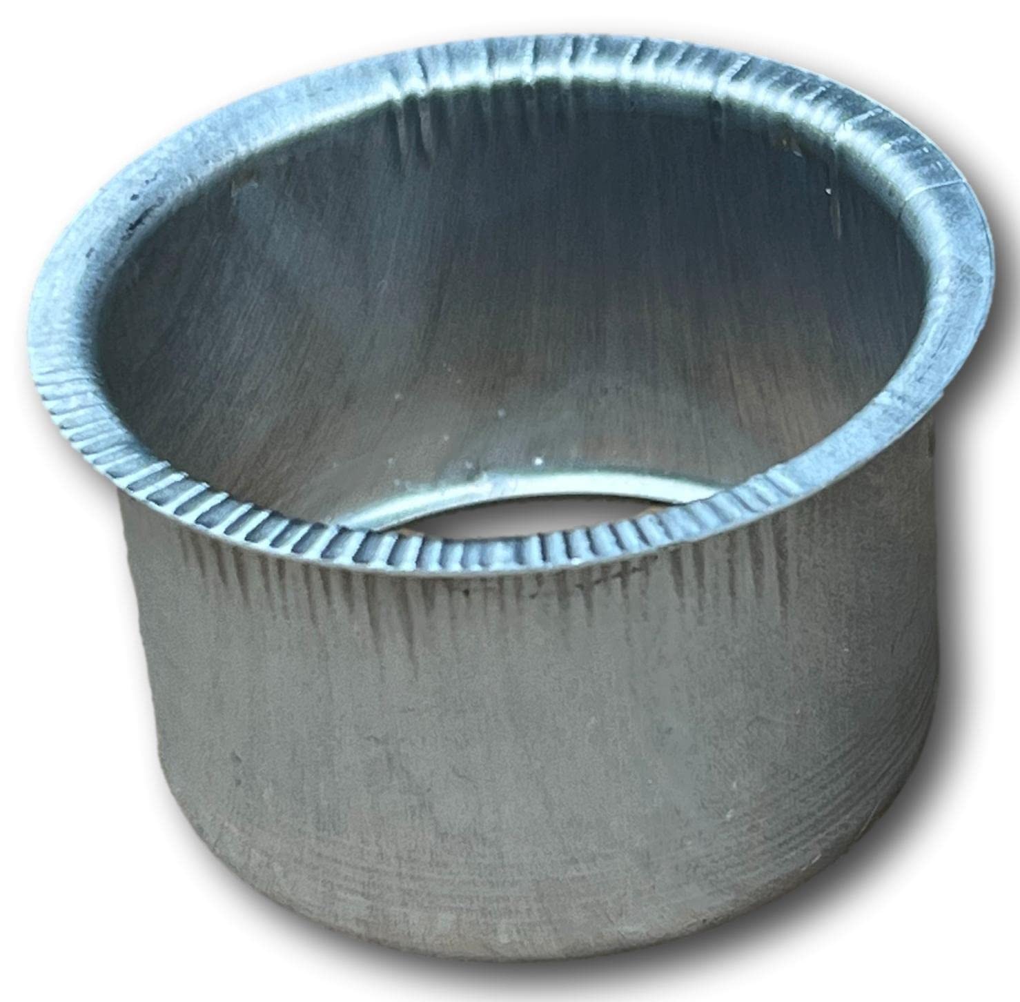 2-3/8 Inch Round Aluminum Rain Gutter Drain Outlet for Standard 2x3 ...