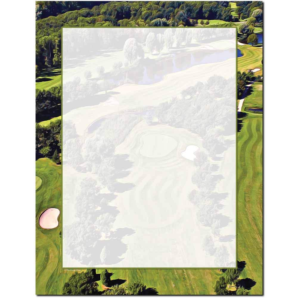 Amazon.com : Golf Course Letterhead & Printer Paper (100 Pack) : Office ...