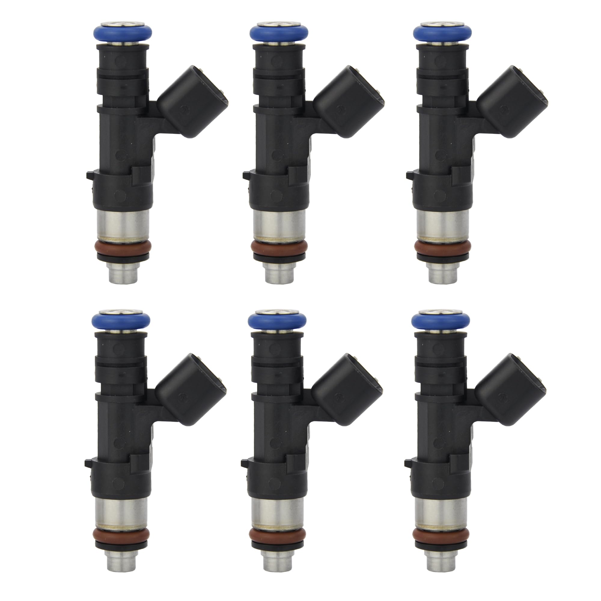 0280158055 Injectors 6-Pack Fuel Injectors For Ford 4.0L V6 - Fits ...