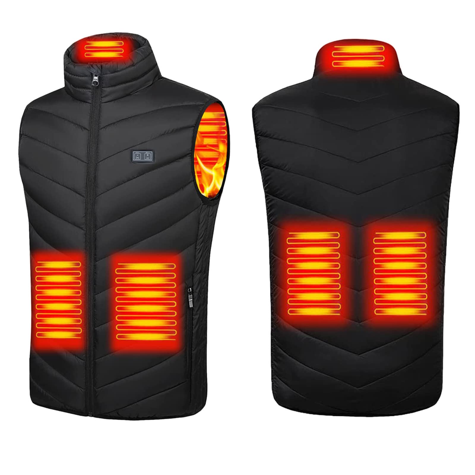 Upgraded Heated Vest for Men and Women, Smart Electric Heating Vest ...