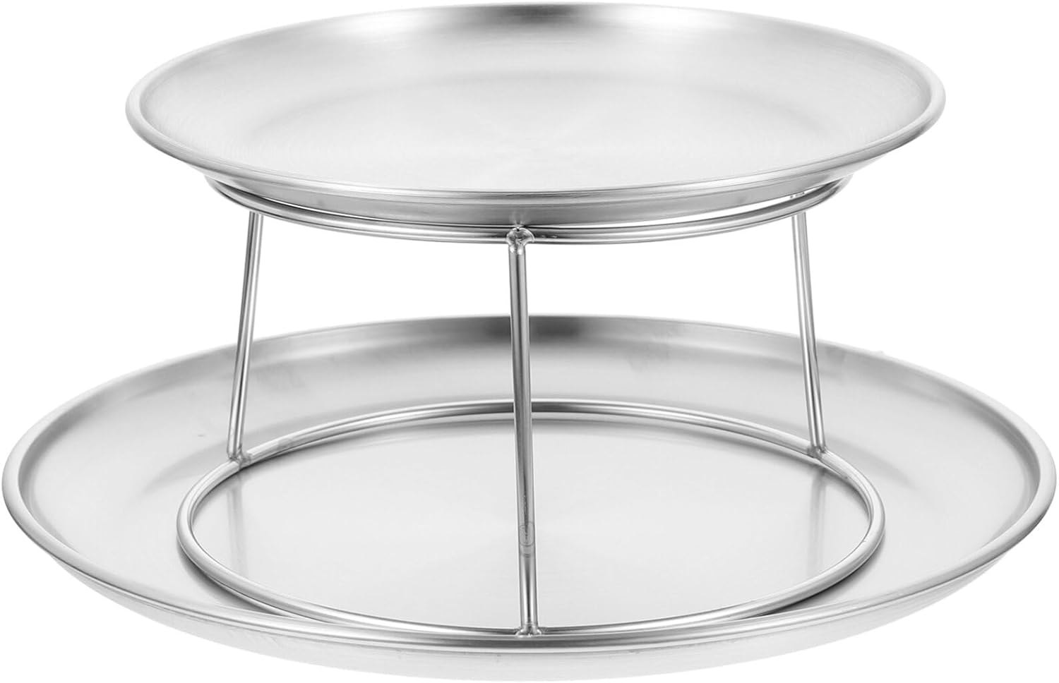 Kichvoe Food Display Stand 2 Tier Seafood Tower Set with Stainless ...