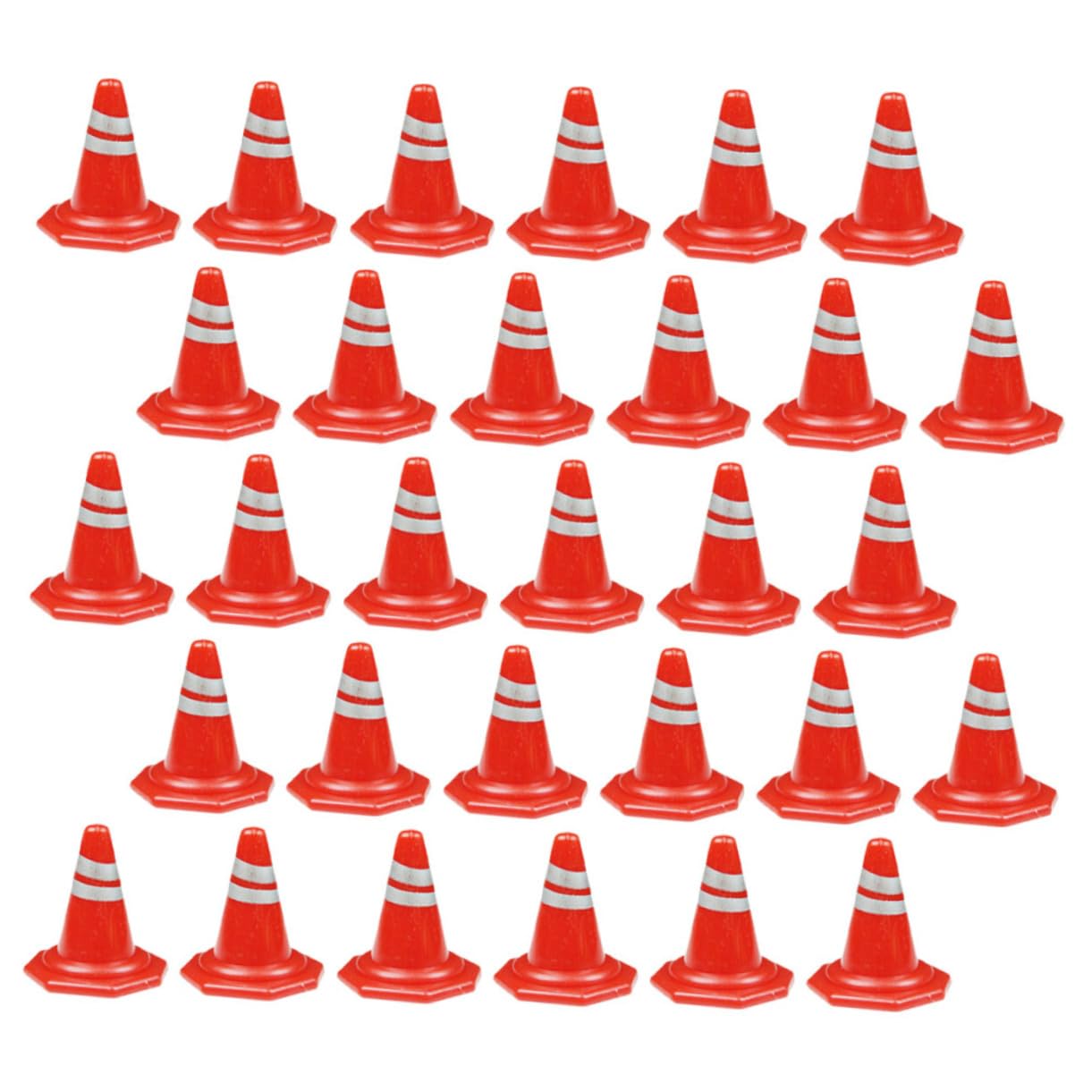 Buy Generic100 Pcs Road Cones Model Roadblock Signs Toy Tiny Roadblock ...