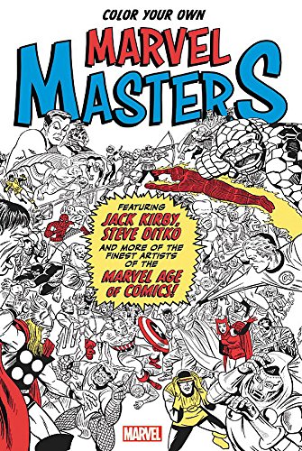 Amazon.com: Color Your Own Marvel Masters: 9781302902735: Marvel Comics ...