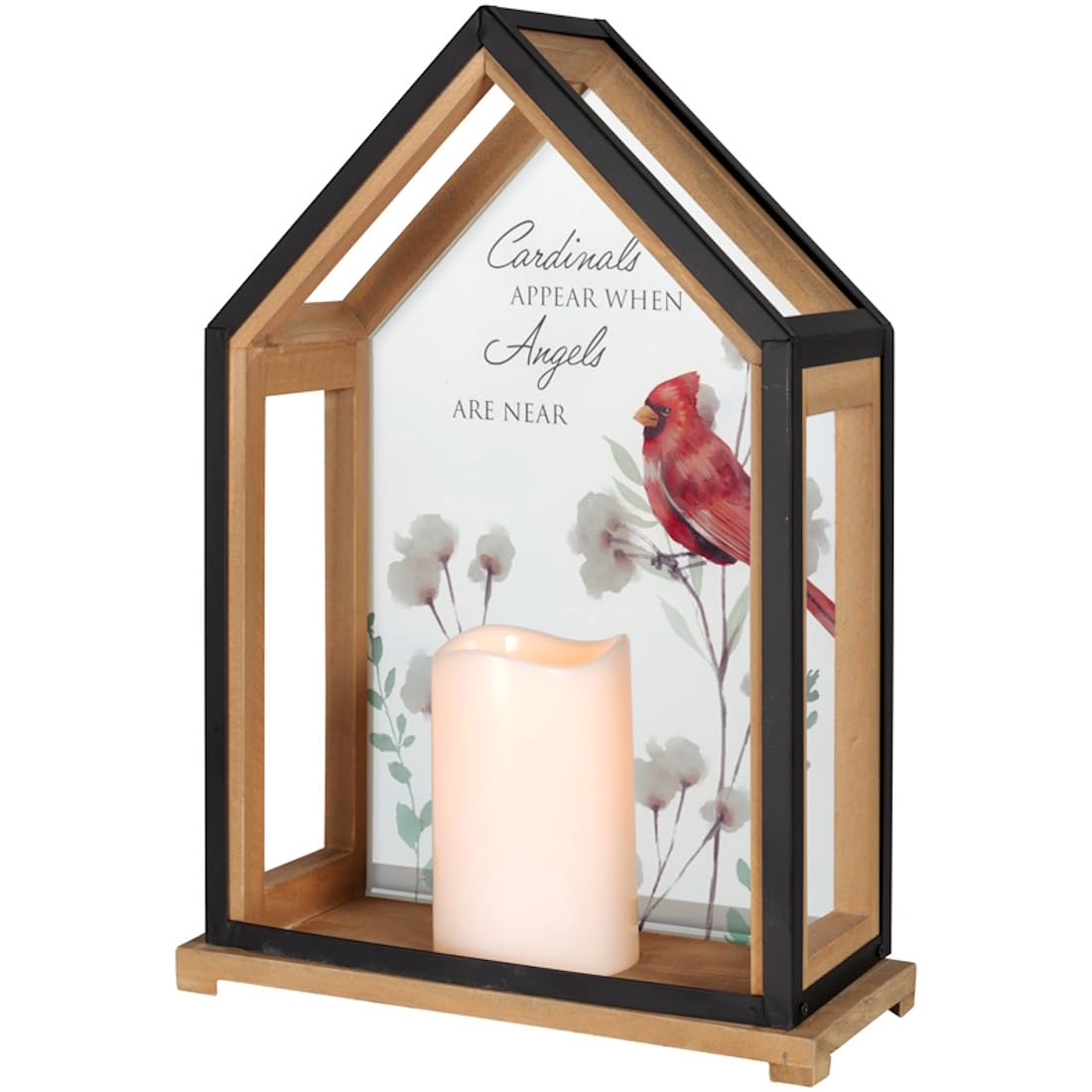 Amazon.com: Carson 14" "Angels are Near Memorial Lantern - Cardinal ...