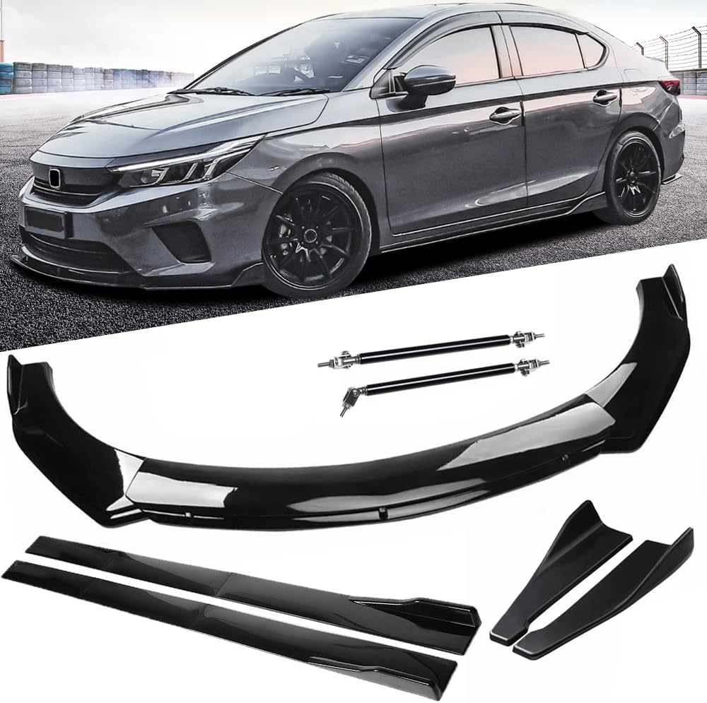 Amazon.com: Evargc Universal 69" - 73" Adjustable Car Front Bumper Lip ...