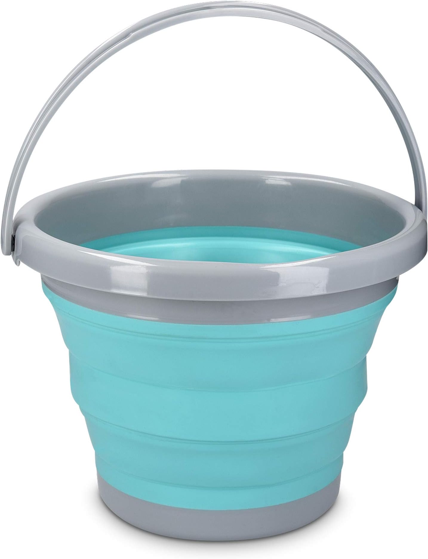 Navaris Collapsible Bucket 5L - Folding Pail for Camping, Beach ...