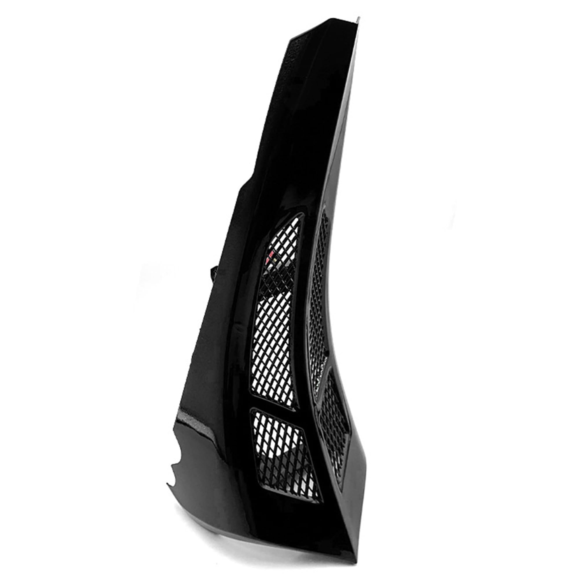Amazon.com: Sportbikefairings Vivid Black Front Scoop Stretched Chin ...