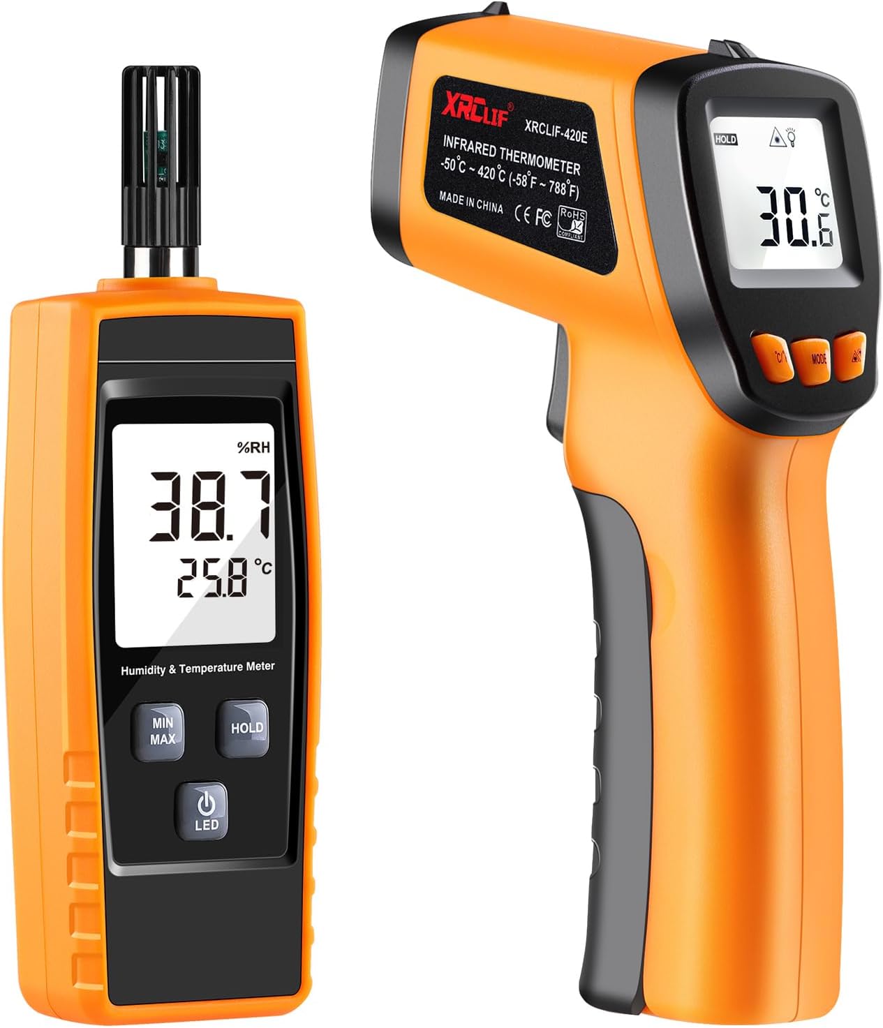Amazon.com: Humidity Meter & Infrared Thermometer : Appliances