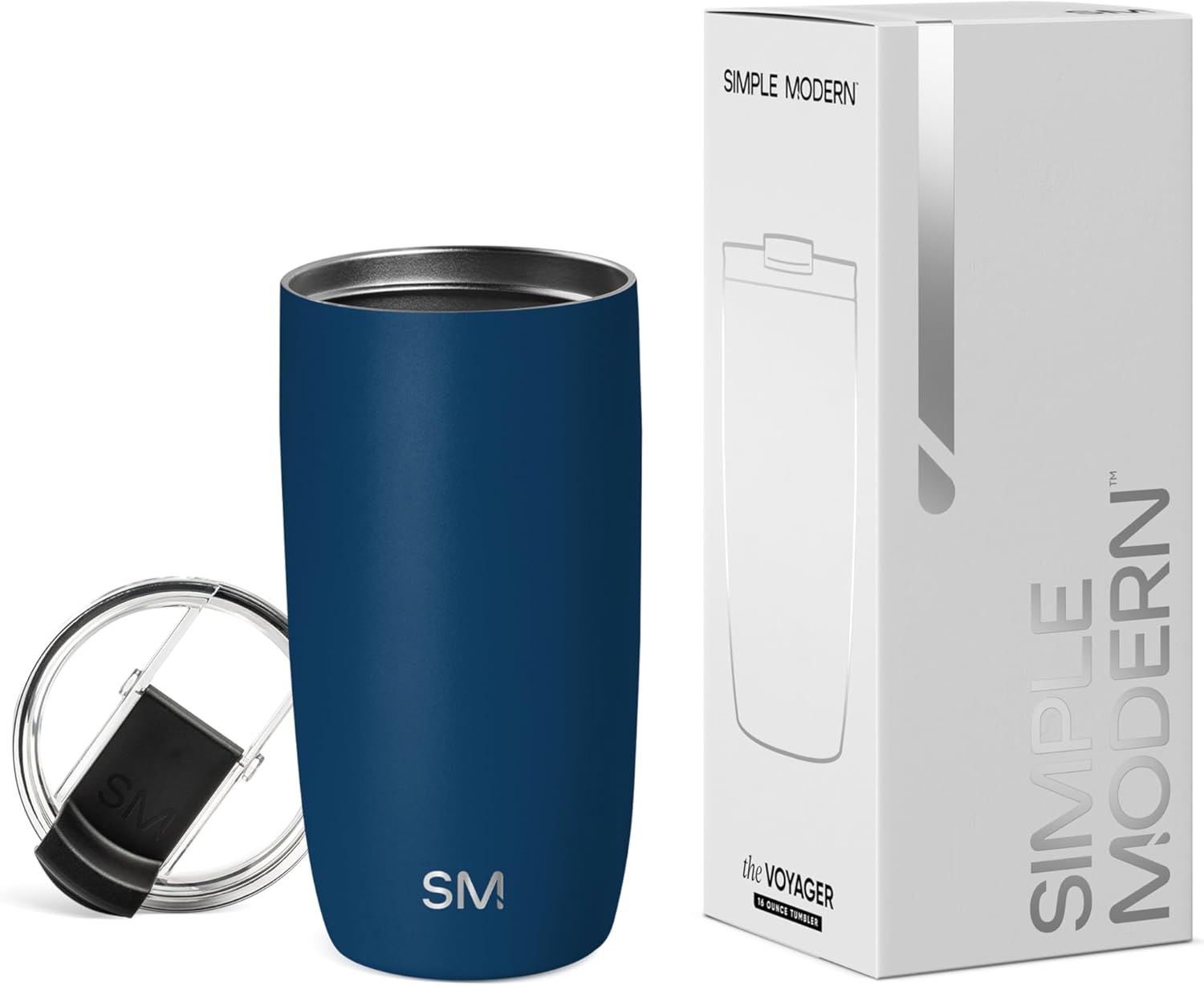 Simple Modern Travel Coffee Mug Tumbler with Flip Lid | Insulated ...