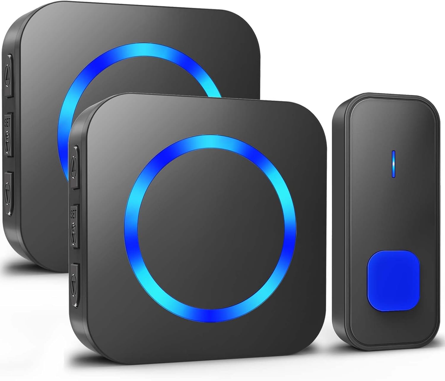 SURFOU Wireless Doorbell, Waterproof Twin Plug in Door Bells Cordless ...