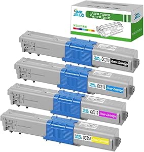 InkJello Compatible Toner Cartridge Replacement for OKI C310 C330 C331 ...