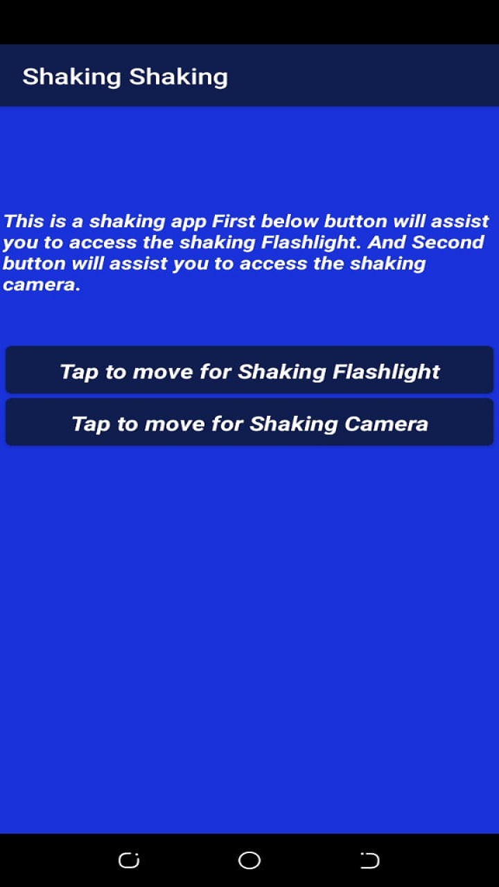 Shaking app - Shake Flashlight & Camera - App on Amazon Appstore