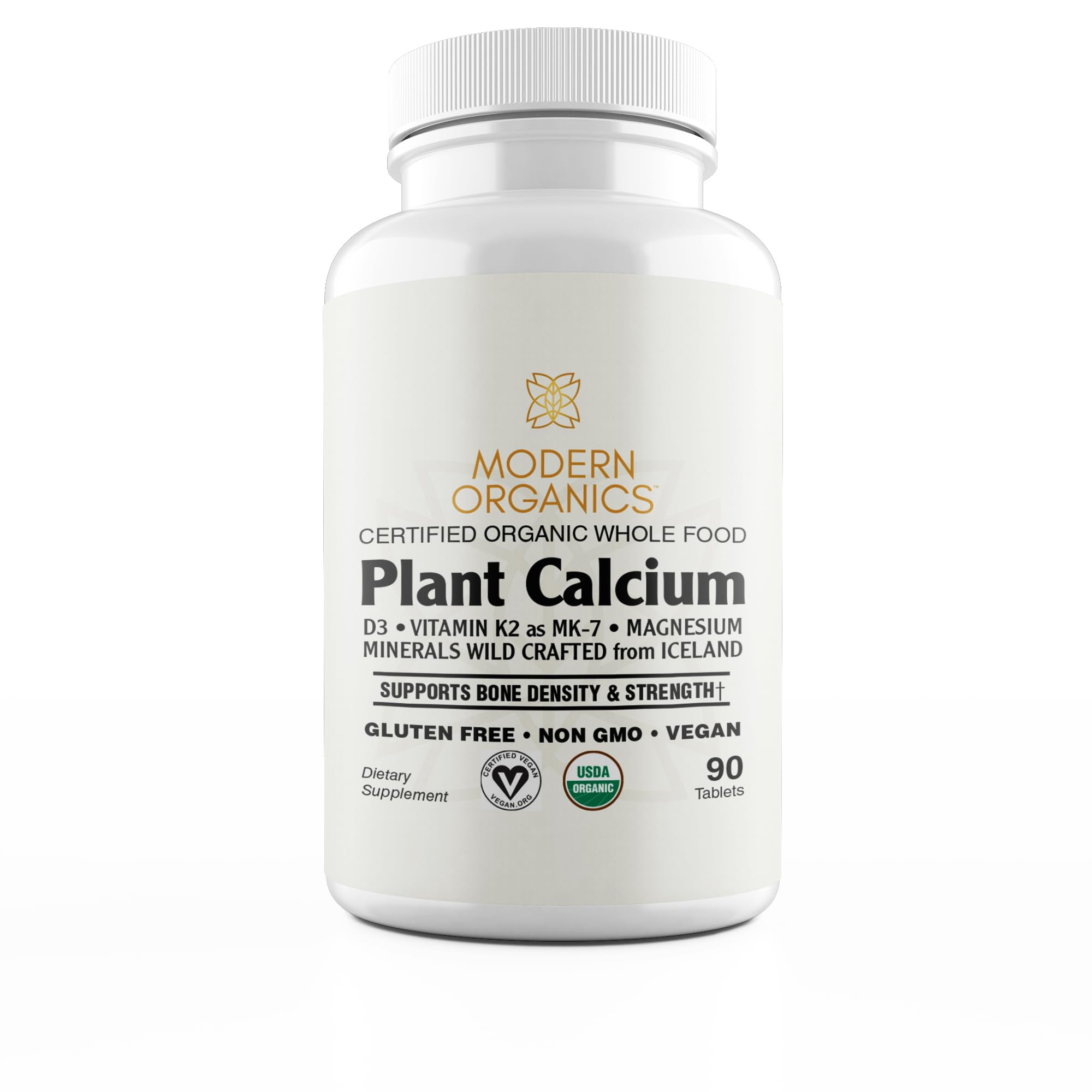 Amazon.com: Modern Organics Plant Calcium | 1000mg Certified Organic ...