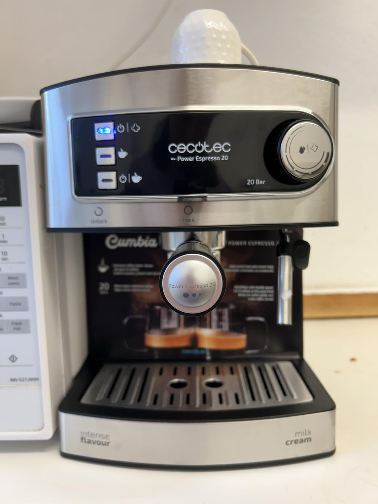 CECOTEC Espresso Machine, Power Espresso 20 Manual. 850 W, 20 Bars ...