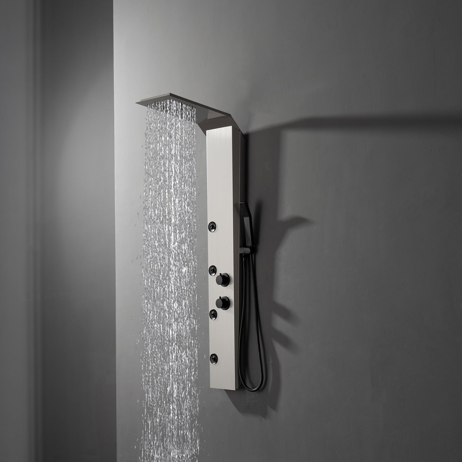 BWE Stainless Steel Shower Panel Tower System,3 In 1 Multi-Function ...